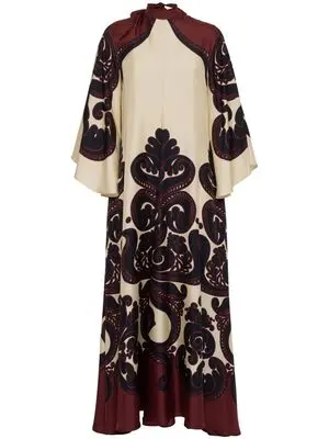 La DoubleJ Magnifico Printed Silk Dress