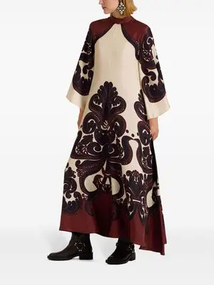 La DoubleJ Magnifico Printed Silk Dress