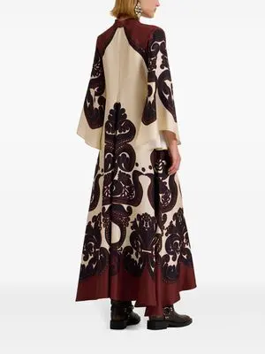 La DoubleJ Magnifico Printed Silk Dress