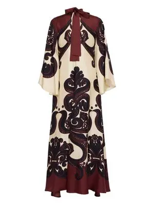 La DoubleJ Magnifico Printed Silk Dress