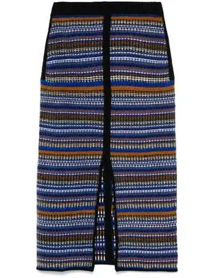 Ba&sh Flame Midi Skirt