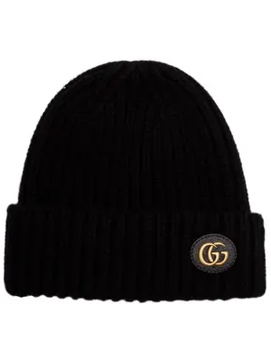Gucci Double G Beanie - Black