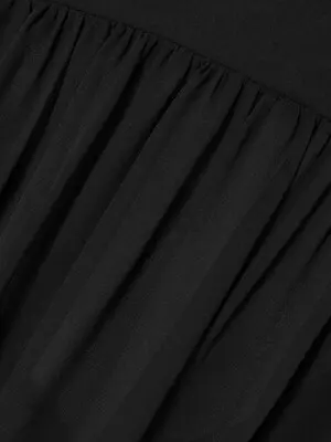 Jacquemus Peplo Open-back Maxi Dress - Black