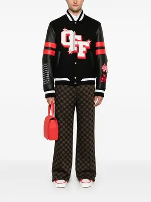 Off-White Dices Lea Varsity Jacket