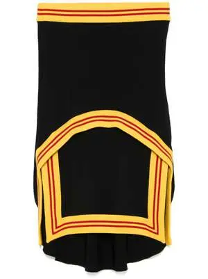 Off-White Raised-logo Mini Dress - Black