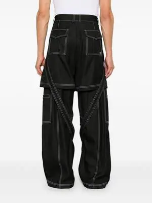 Off-White Stitch Twill Samurai Cargo Trousers