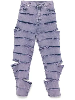Men's Striped Jeans