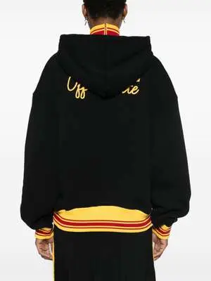 Off-White College Over Hooded Sweatshirt