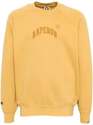 AAPE BY *A BATHING APE® Logo-patch Cotton Sweater