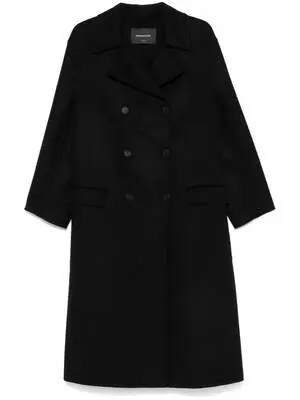 Fabiana Filippi Double-breasted Coat - Black