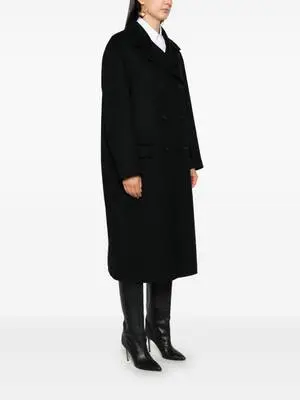 Fabiana Filippi Double-breasted Coat - Black