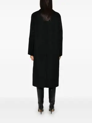 Fabiana Filippi Double-breasted Coat - Black