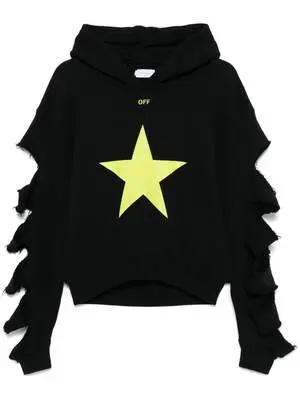 Off-white Cut Out Sweatshirts Hoodies For Women