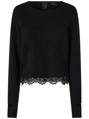 Pinko Lace-trim Sweater