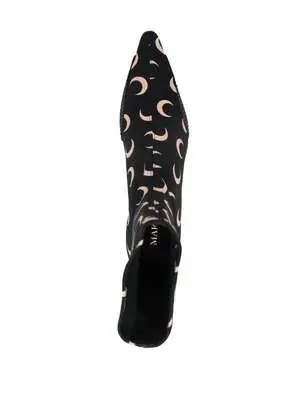 MARINE SERRE Moon-printed Jersey Boots