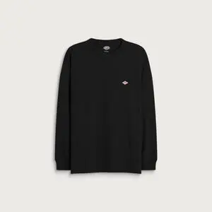 DANTON Long Sleeve Logo T-shirt - Black
