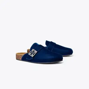 Tory Burch Mellow Pavé Mule - Ocean / Silver