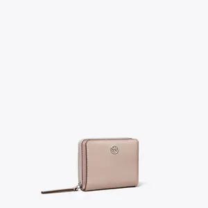 Tory Burch Robinson Spazzolato Bi-fold Wallet - Primrose