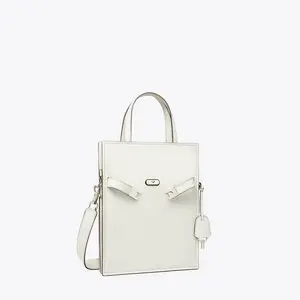 Tory Burch Small Lee Radziwill Shopper Light Titanium