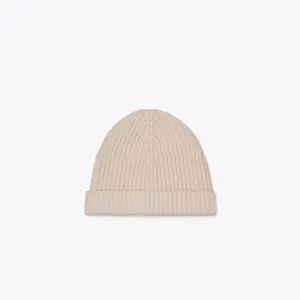 Tory Burch Ribbed Knit Beanie - Pink