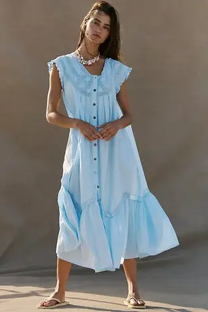 Free People Button Up Day Dresses