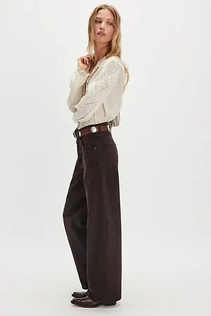 AGOLDE Low Curve Relaxed Fit Jeans - Sloeberry