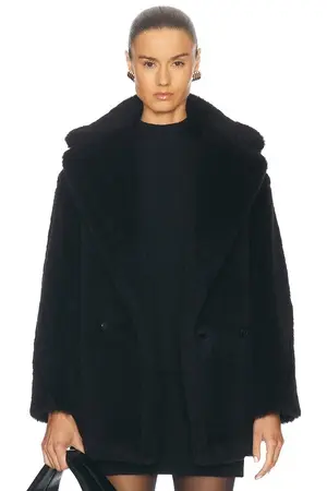 Max Mara Olga Short Coat - Black