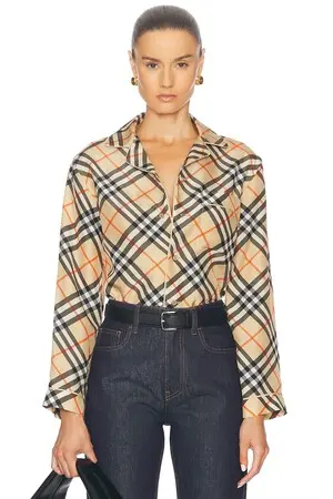 Burberry Silk Top