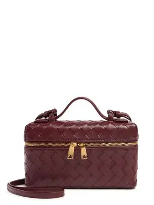 Bottega Veneta BOTTEGA VENETA Leather Vanity Case Barolo