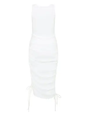 LET'S SWIM Ruched Detailing Dress