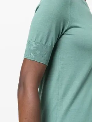 BARRIE Long Cashmere Dress - Green