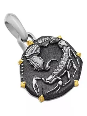 David Yurman 18kt Yellow Gold And Sterling Scorpio Amulet