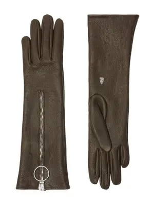 Supreme Windstopper Zip Gloves - Taupe | Editorialist