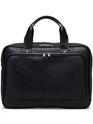 Brunello Cucinelli Leather Briefcase - Black