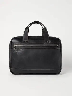 Brunello Cucinelli Leather Briefcase - Black