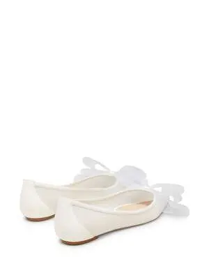 STUART WEITZMAN Blushing Bow Ballerina Shoes