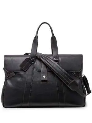 Brunello Cucinelli Country Holdall Bag - Black