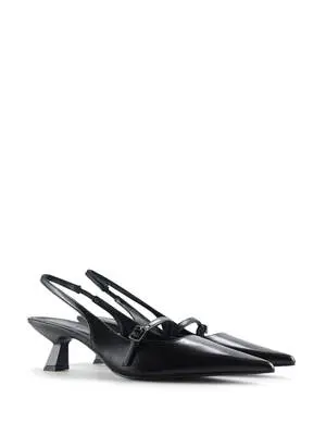 NOTABENE 50mm Elina Slingback Pumps - Black