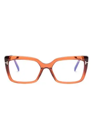 TOM FORD Butterfly-frame Eyeglasses - Brown