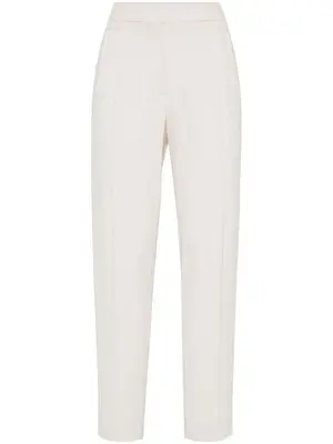 Brunello Cucinelli Straight Leg Trousers - Neutrals
