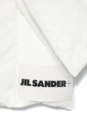 JIL SANDER Padded Scarf - White