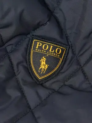 Polo Ralph Lauren Quilted Jacket With Corduroy Trim - Blue