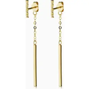 ORADINA 14k Gold Ear Jackets - Yellow Gold