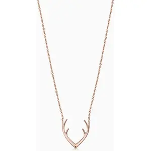 ORADINA 14k Gold Central Park Pendant Necklace - Rose Gold