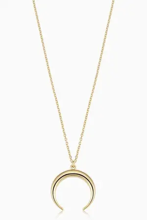 ORADINA 14k Gold Wall Street Pendant Necklace - Yellow Gold