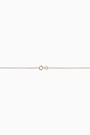 ORADINA 14k Gold Bodega Box Chain - Rose Gold