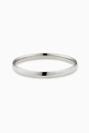 ORADINA 14k Gold Forever Band Stack Ring - White Gold
