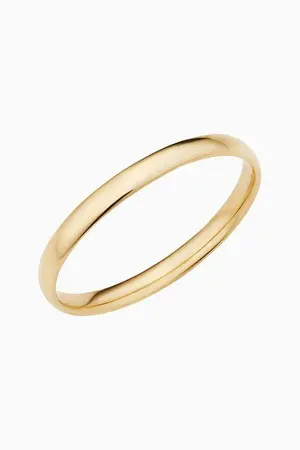 ORADINA 14k Gold Forever Band Stack Ring - Yellow Gold