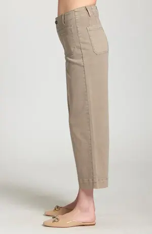 APNY Wide Leg Ankle Jeans - Mocha
