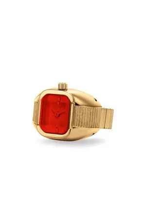 BREDA Nocturne Time Ring - Deep Gold/flame